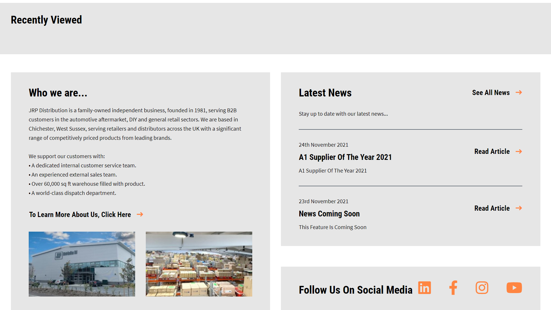 JRP DISTRIBUTION - Company in Liquidation | Netbiz Group