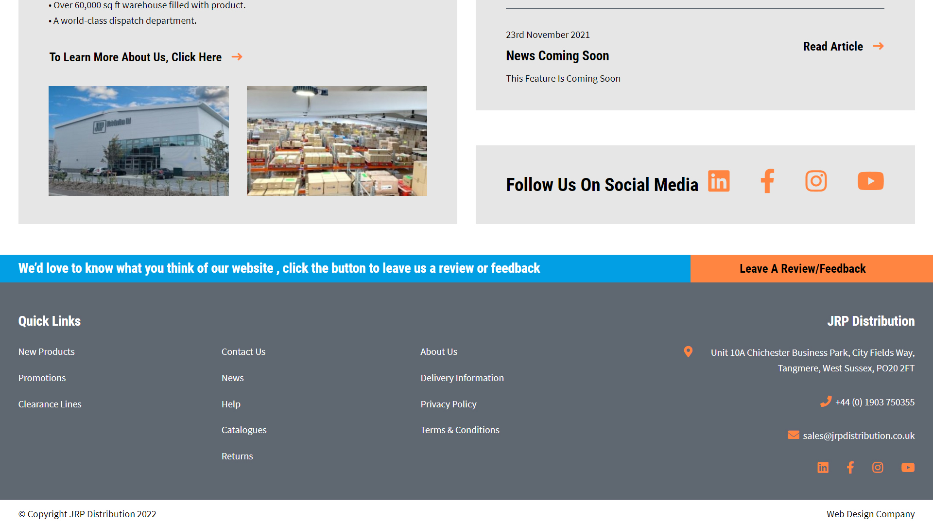 JRP DISTRIBUTION - Company in Liquidation | Netbiz Group